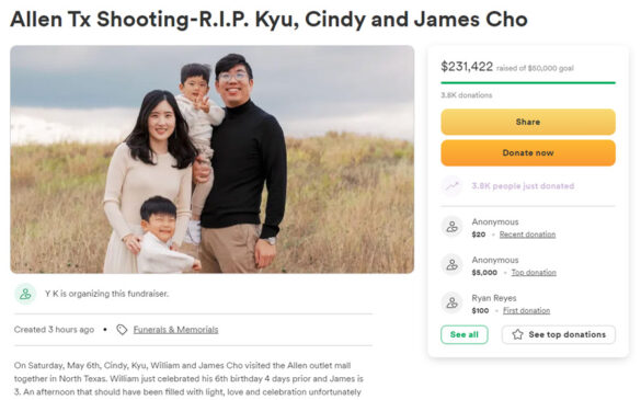 [알렌몰 총기난사] 피해자 가족돕기 ‘고펀드미’ 개설 - 코리아 타임즈 미디어